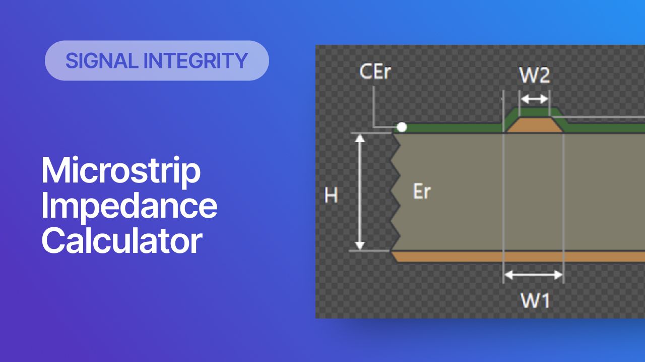 Microstrip Impedance Calculator | Zach Peterson | Signal Integrity